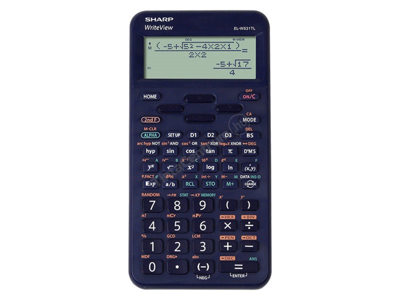 Számológép, tudományos, 420 funkció, SHARP "EL-W531TL", kék - TintaCentrum.hu